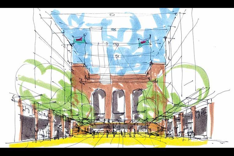 RSHP reveals first images of town hall redevelopment | News | Building ...
